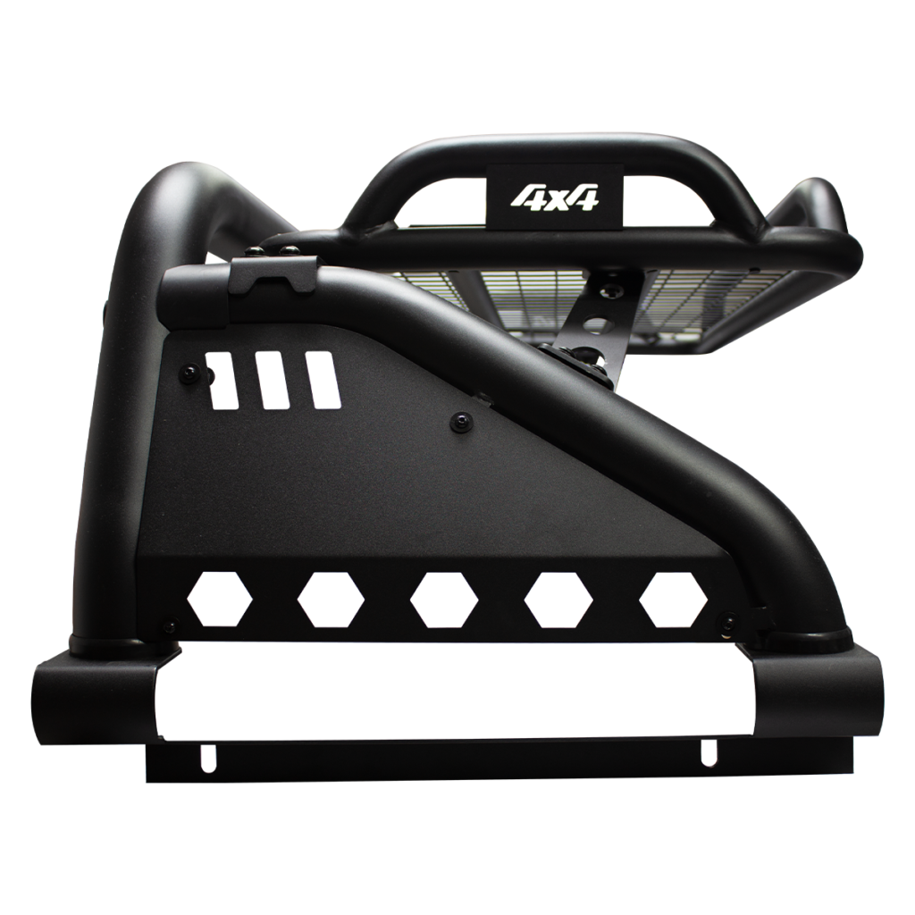 ROLL BAR BRONX CON CANASTILLA BASE ALTA IMPORTADO PARA NISSAN FRONTIER ...